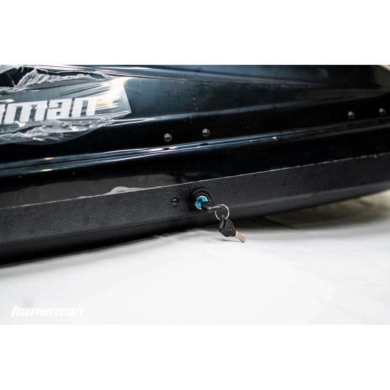 กล่องหลังคา Hanuman Roof Box 400Lสำหรับติดตั้งบนแร็คหลังคา มีกุญแจ ทน ...
