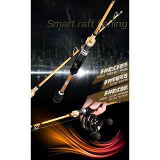 LEO Fishing Rod 1.2M/1.5M Telescopic Rod เบ็ดตกปลา Slightly Super Soft ...