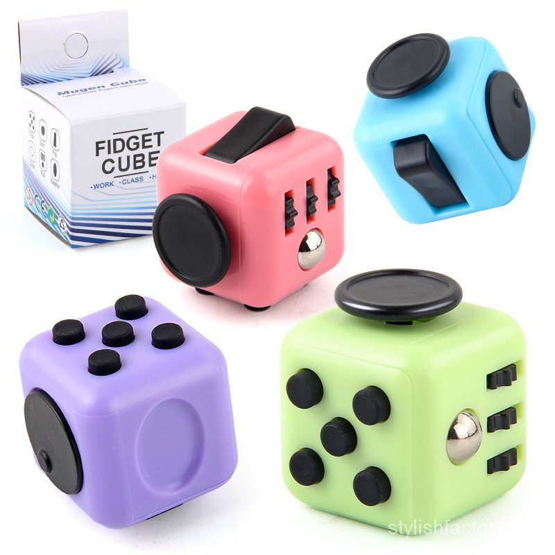 Rubik'S Cube Macaron Dice Fidget Cube ใหม่ของเล่นสําหรับเด็ก/ผู้ใหญ่ ...