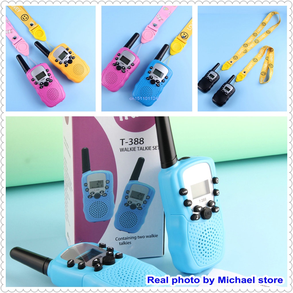 2PCS Walkie Talkie Kids Celular Toys Handheld Transceiver Highlight ...