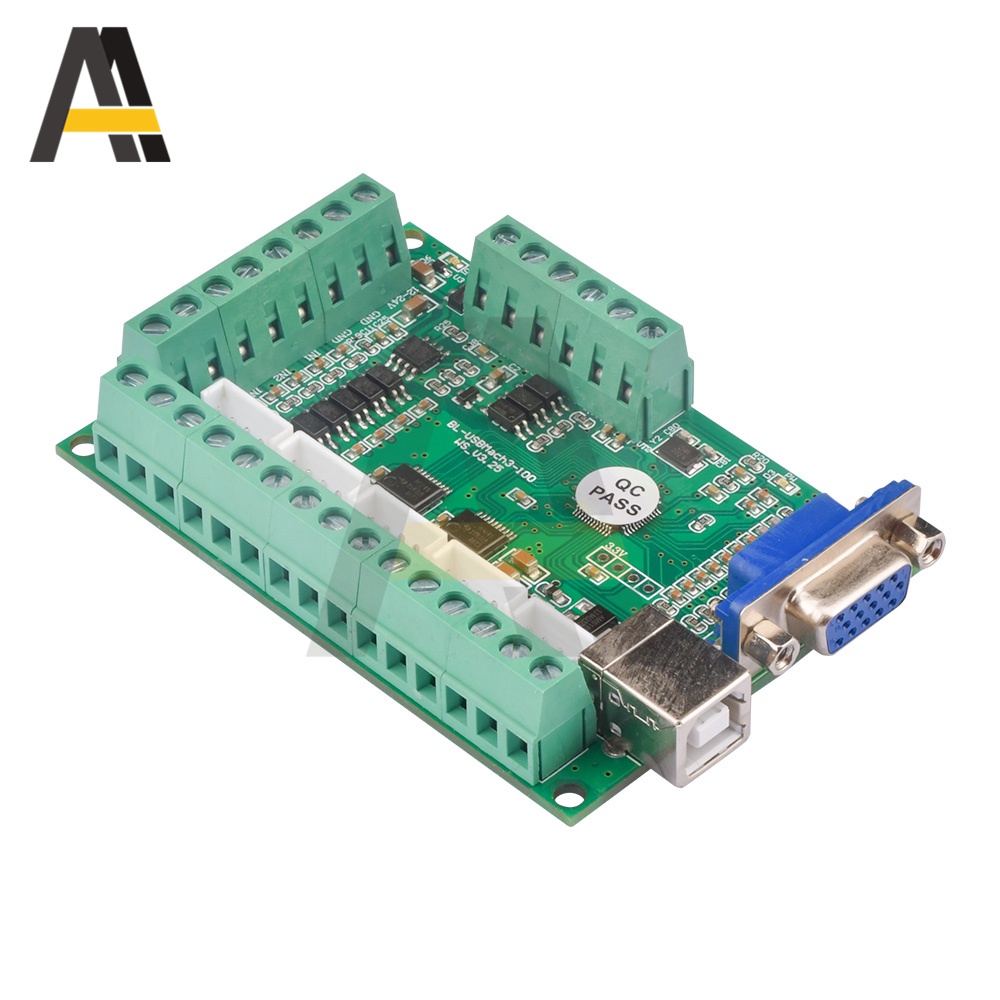MACH3 Interface Board 100Hz USB 12 24V เครื่องแกะสลักสำหรับ cnc motion ...