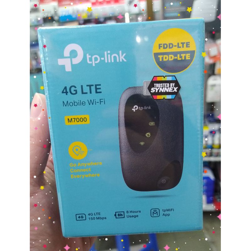กรุงเทพฯ ด่วน 1 ชั่วโมง Tp link M7000 4G LTE Mobile Wi-Fi ประกันศูนย์ 1 ...