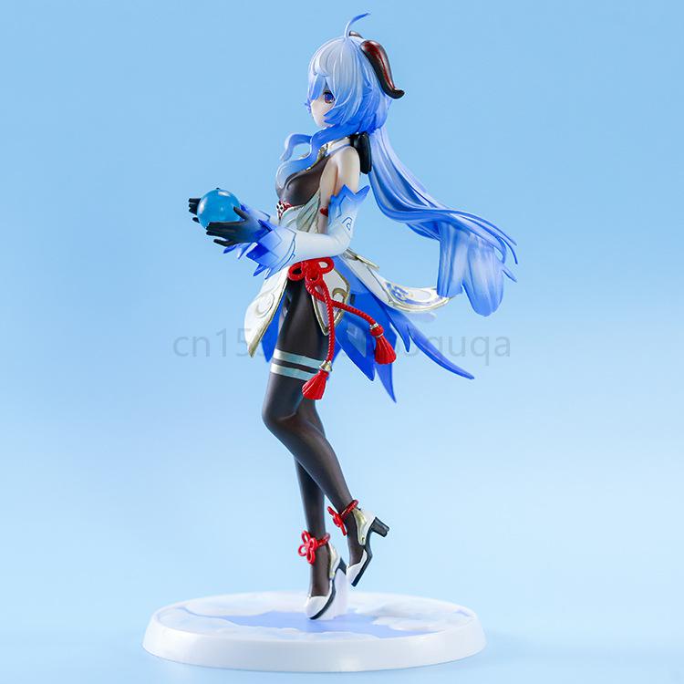 22cm Ganyu Genshin Impact Anime Figure Ganyu Plenilune Gaze Action ...