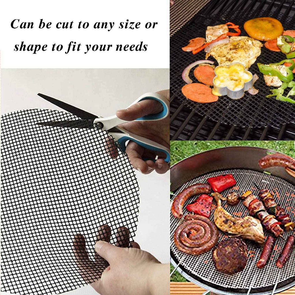 5 Non-Stick Barbecue Mat Reusable Barbecue Mat Mesh, Suitable for Gas ...