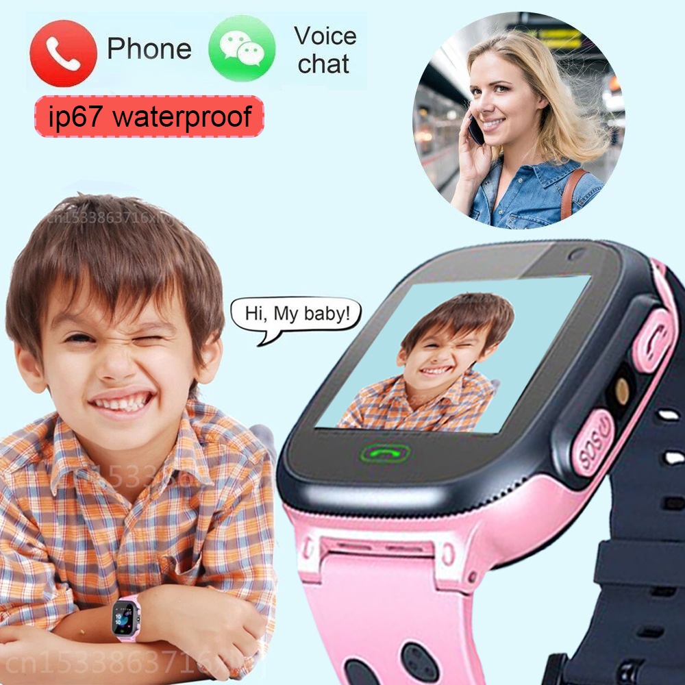สมาร์ทนาฬิกาChildren's Smart Watch SOS hone Watch Smartwatch For Kids ...