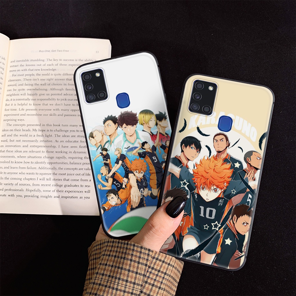 Samsung A31 A42 A02 A12 A32 A52 A72 F62 M62 Soft Case B13 Anime Haikyuu ...
