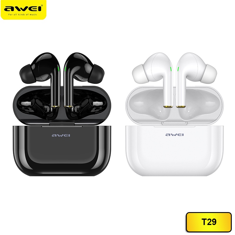 Awei T29 TWS Wireless Earphones Bluetooth Version5.0 With Noise ...