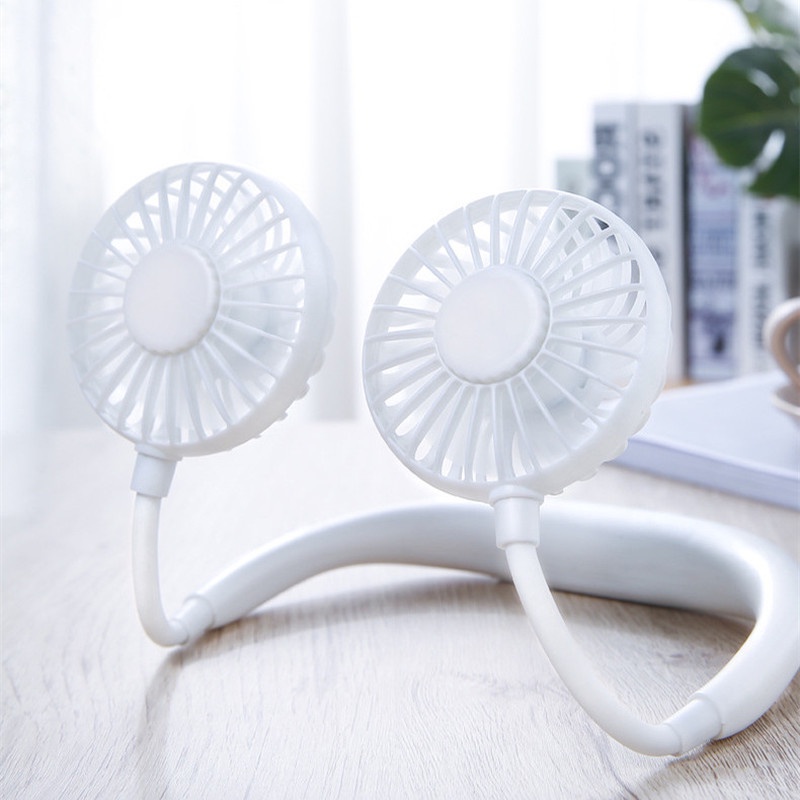 Portable Neck Fan USB Neck Hang Fan Hand Free Personal Mini Lazy Person ...