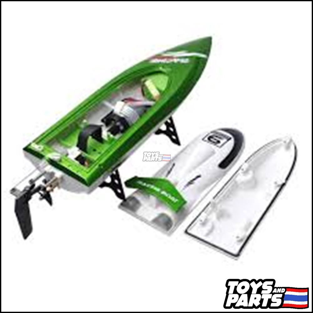 เรือบังคับวิทยุ FT009 เรือสปีดโบ้ท ระบบไฟฟ้า รีโมท 2.4 Ghz. แบตเตอรี่ ...