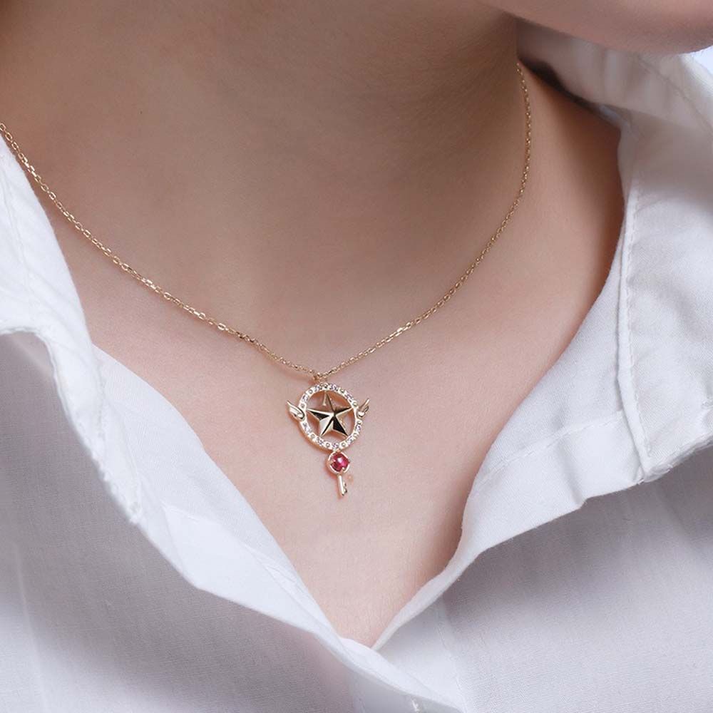 DOREEN Cute Anime Necklace For Cosplay Fashion Jewelry Clavicle Chain ...