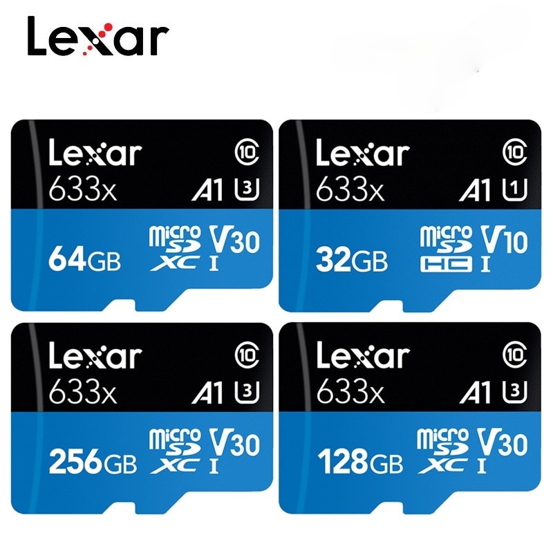 Lexar 32GB 64GB 256GB 128GB 512GB MicroSD High-Performance microSDHC microSDXC 633x UHS ...