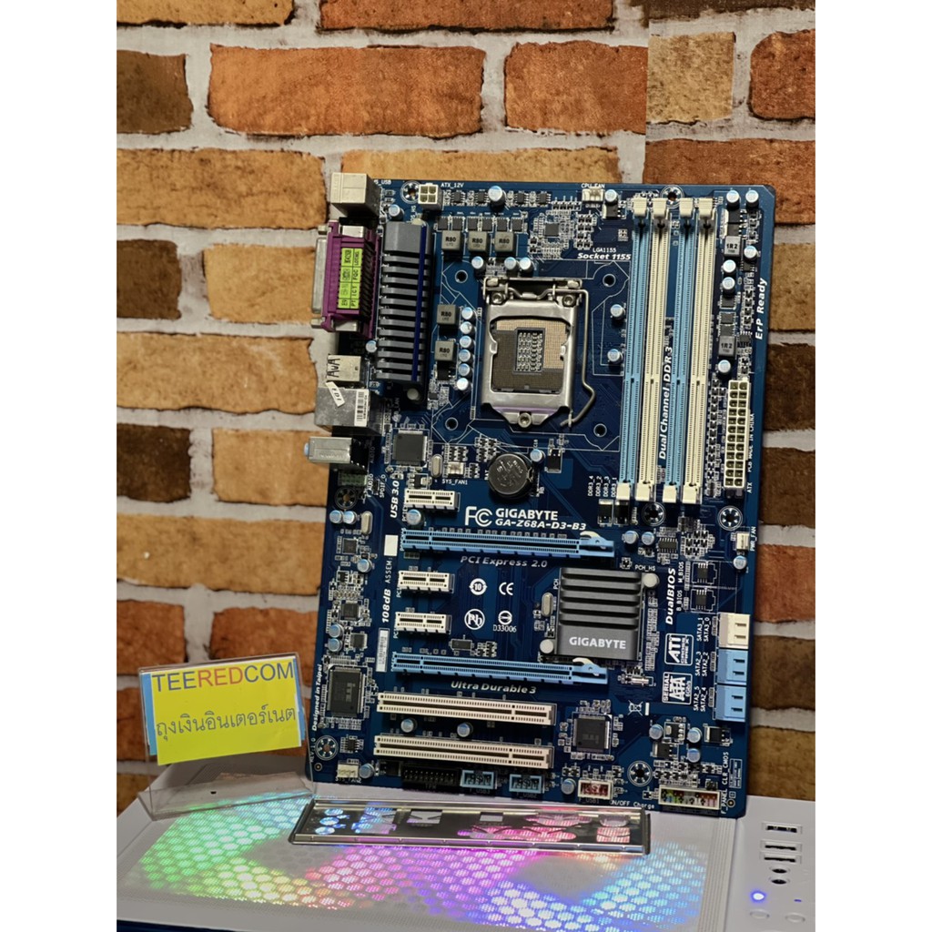 เมนบอร์ด socket 1155 gigabyte รุ่น GA-Z68A-D3-B3 | Shopee Thailand
