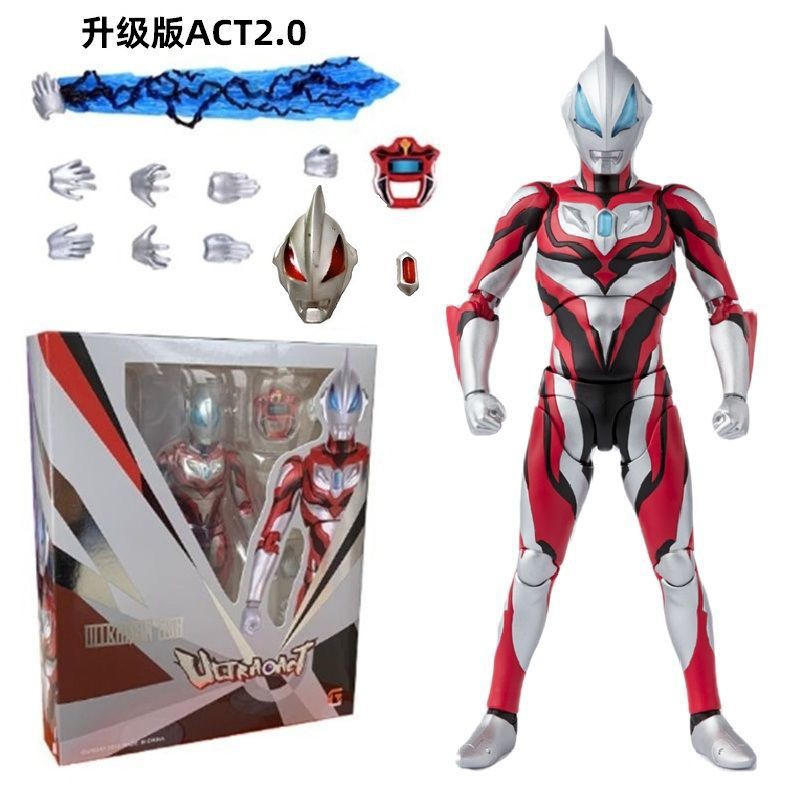 จัดส่งที่รวดเร็ว ☂ULTRA-ACT Tiga Ultraman composite Obu Superman รุ่น ...