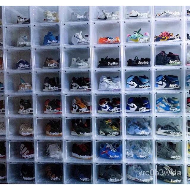 9zec SupBro Transparent Shoe Crates - Front Drop 1 set (2 units ...