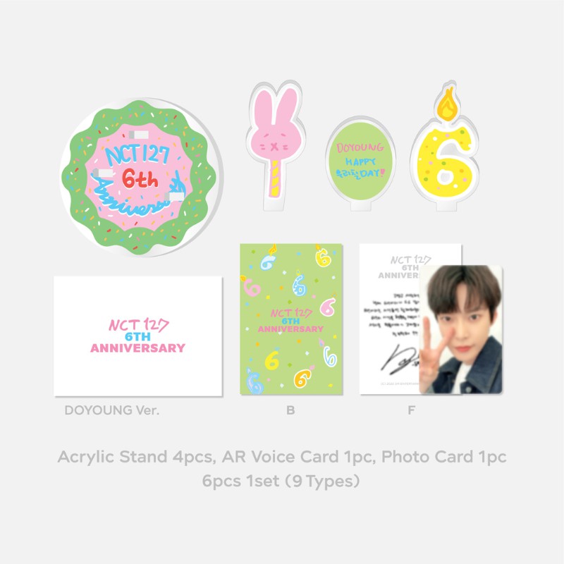 NCT 127 6th Anniversary Acrylic Stand AR Voice Card Set - smtrue - ThaiPick