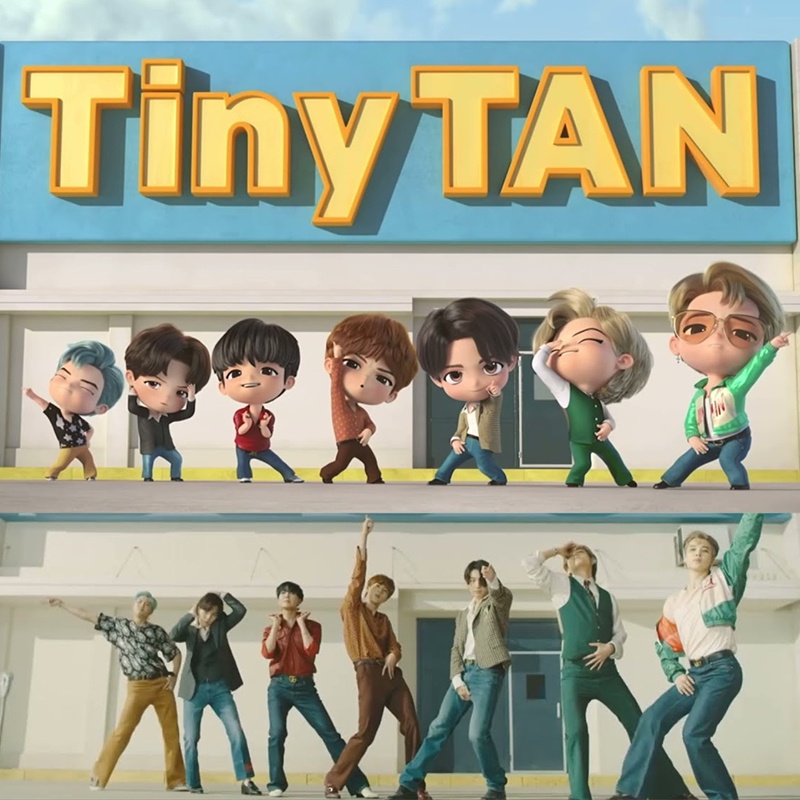 ฟิกเกอร์ Bts Tinytan Dynamite Bangton Boys Groups Bts Tiny Tan ขนาดมินิของเล่นสําหรับเด็ก 7ชิ้น ...