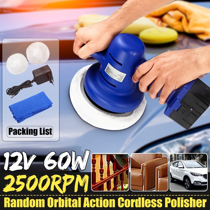 [Starting]Waxing Machine with 12V Lithium Battery Portable Cordless Car ...