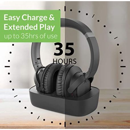 Avantree Ensemble Wireless Headphones for TV Watching Bluetooth 5.0 ...