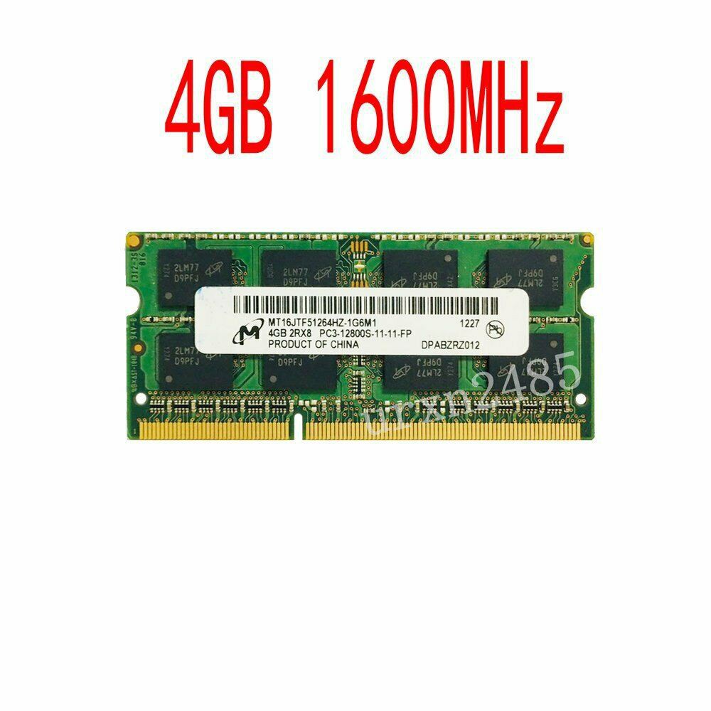 COD 4GB DDR3 RAM 1600MHz PC3-12800 SODIMM Notebook Memory RAM For Micron AD34 Ah7Y - 7nehgqdrhj ...
