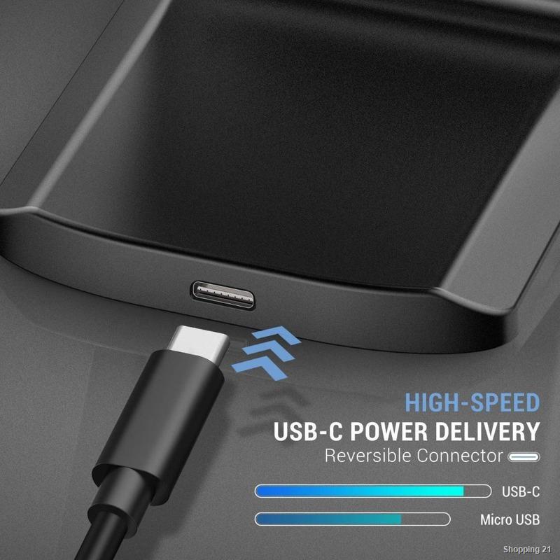 ที่ชาร์จไร้สาย 40W Qi Wireless Charger Stand Fast Charging Dock Station ...