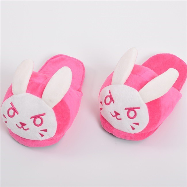 Dva Rabbit Anime Fat Happy Two Dimensions รองเท้าสลิปเปอร์เนื้อผ้าฝ้าย ...