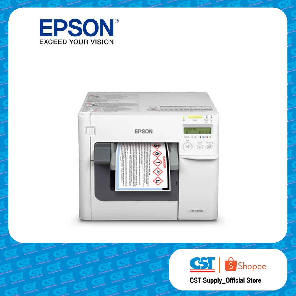 EPSON COLOR WORKS TM-C3510 เครื่องพิมพ์เลเบล หน้ากว้าง 4.1 นิ้ว (104มม. ...