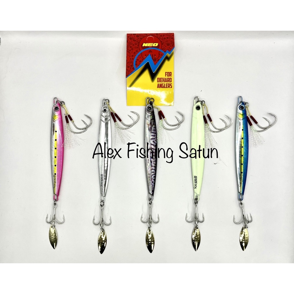 เหยื่อจิ๊ก NEO METAL JIG รุ่น BEAT 40/60/80 G | Shopee Thailand