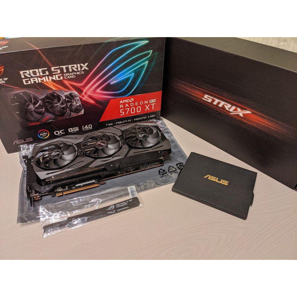 การ์ดจอ ASUS ROG STRIX RX 5700 XT 8GB GAMING OC | Shopee Thailand
