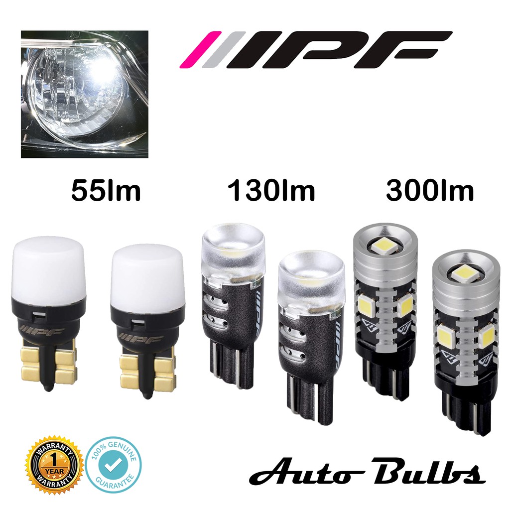T10 LED IPF 450LM 6500K สว่างพิเศษ ของแท้ ประกัน 1 ปี ส่งฟรี - auto_bulbs - ThaiPick