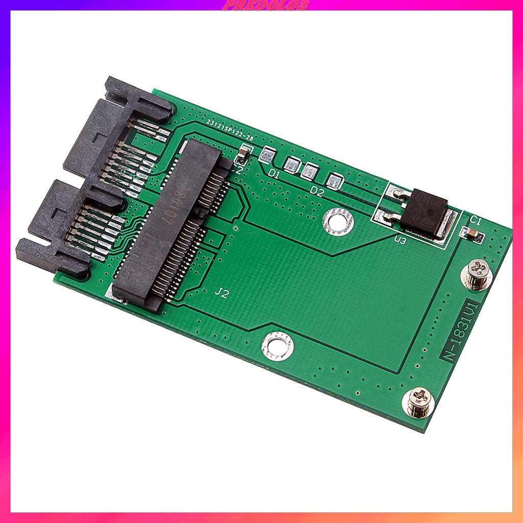 ( Predolo2 ) Msata Ssd To 1 . 8 นิ้ว Micro Sata 16 Pin บอร์ดอะแดปเตอร์ ...