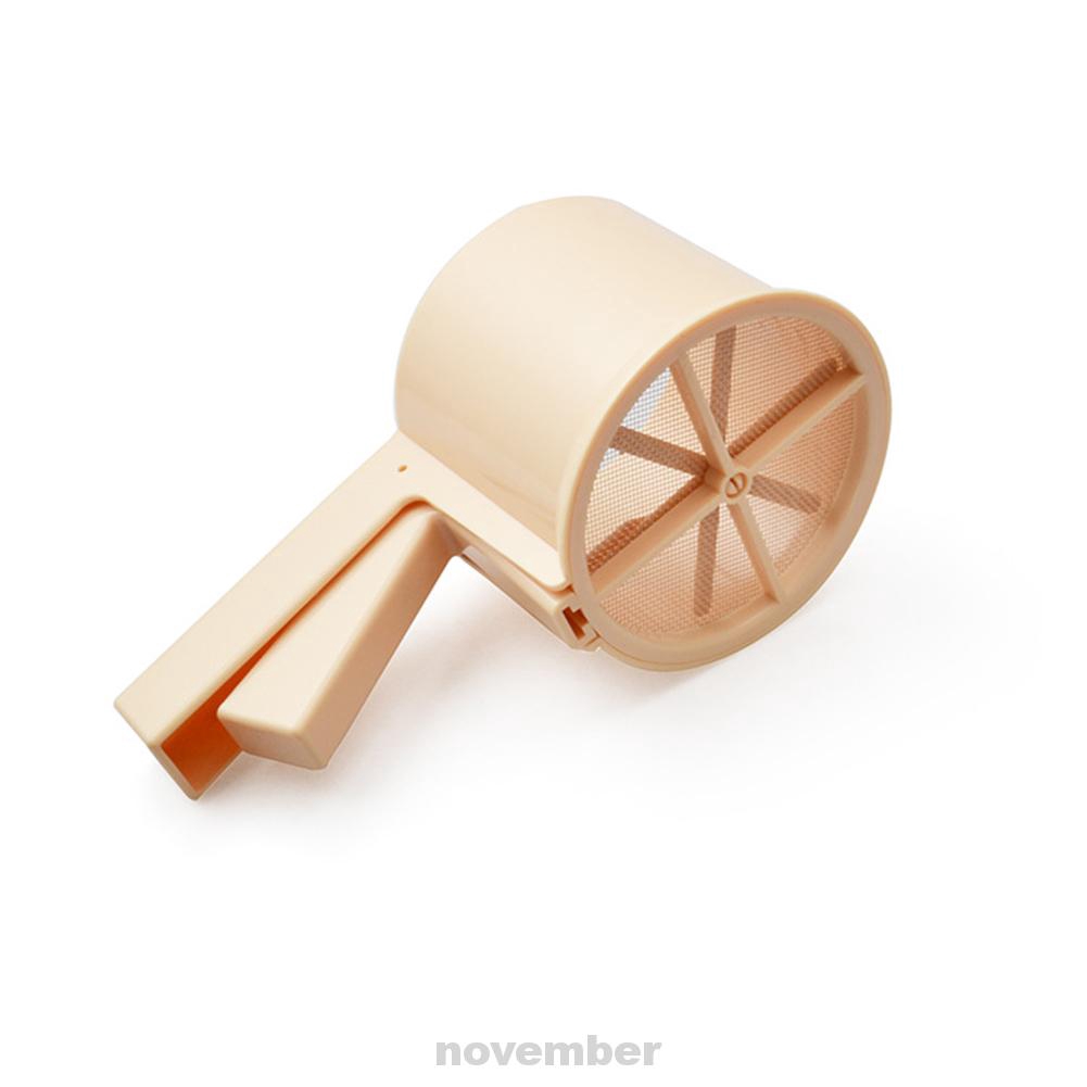 Mesh PP Pastry Shaker Single Layer Handheld Cup Icing Sugar Flour Sieve ...