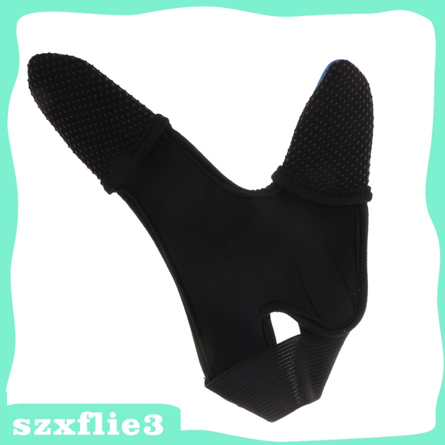 [Szxflie3] 2pcs Fishing Two Finger Gloves Non-Slip Thumb Index Finger ...