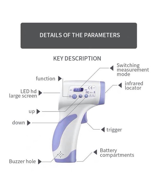 CEM TEMPERATURE - Infared sensor Thermo Scan (DT- 8806H) - sviwatsa ...