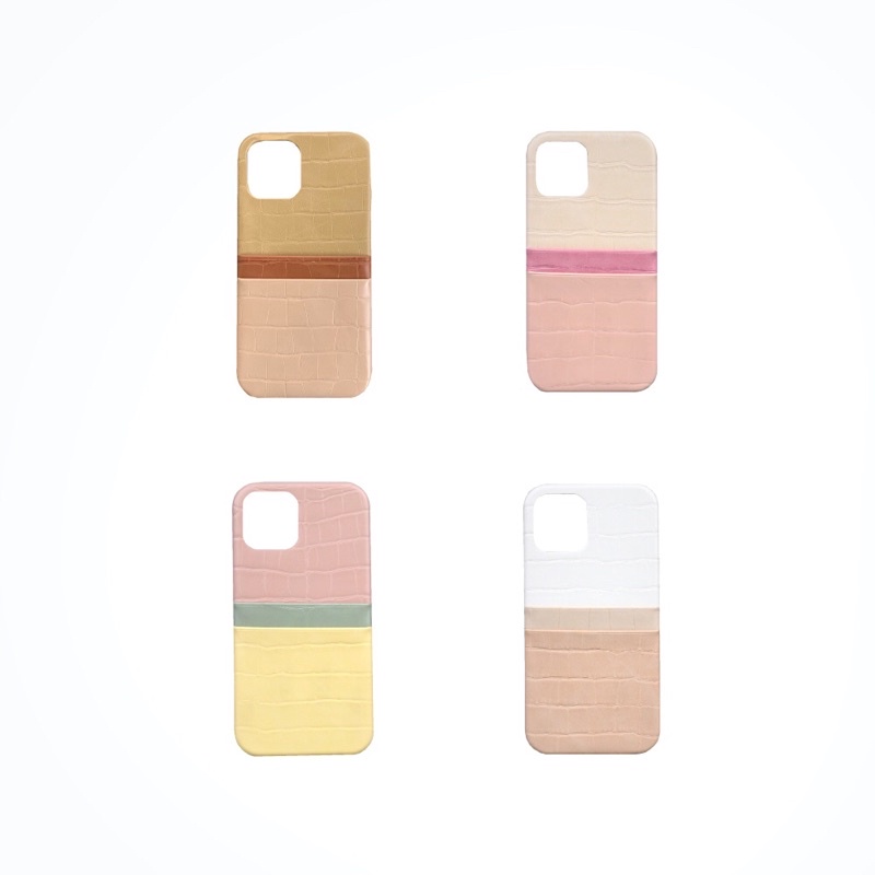 Iphone ทุกรุ่น TRIO 3 colorเคสหนังใส่บัตร เคสปิดหัว-เปิดท้าย เคสหนัง ...