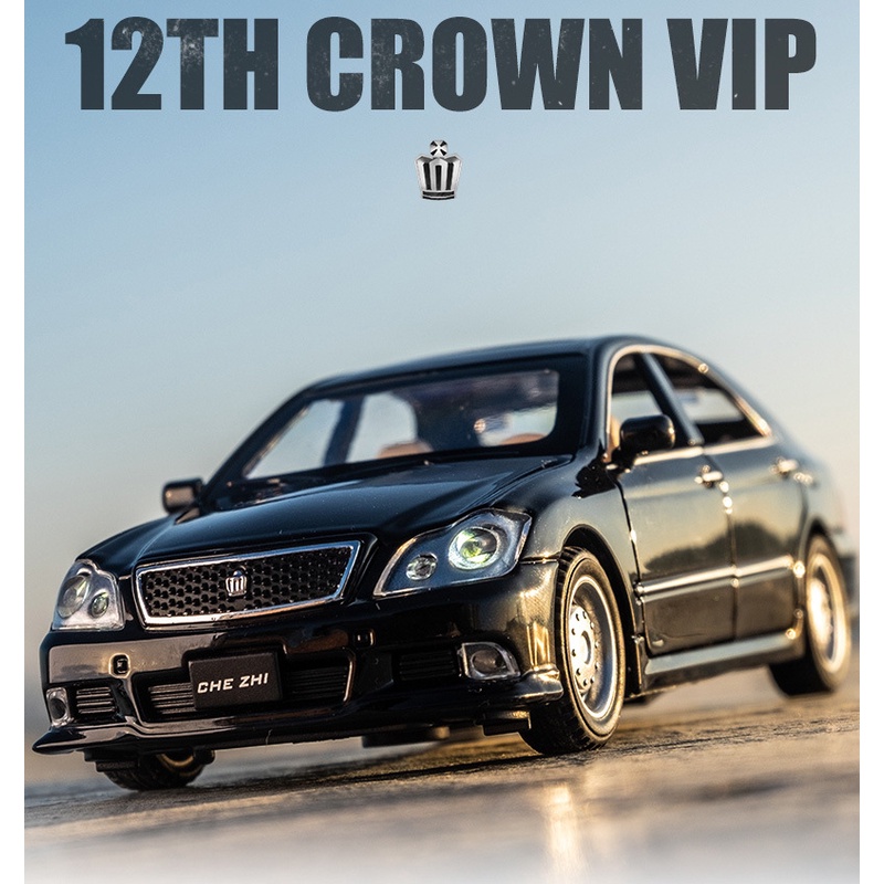 jkgarage Toyota Crown 2005 โมเดลรถเหล็ก มีฐานกล่อง 132 โมเดลรถยนต์ รถ ...