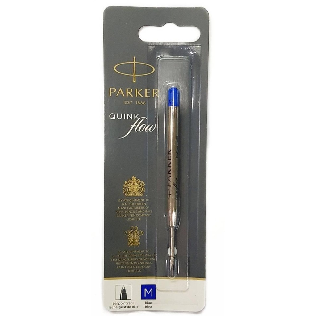 (KTS)(SALE)ไส้ปากกา Parker Quink Flow Ball Pen ขนาดกลาง 0.7mm. สีน้ำเงิน | Shopee Thailand