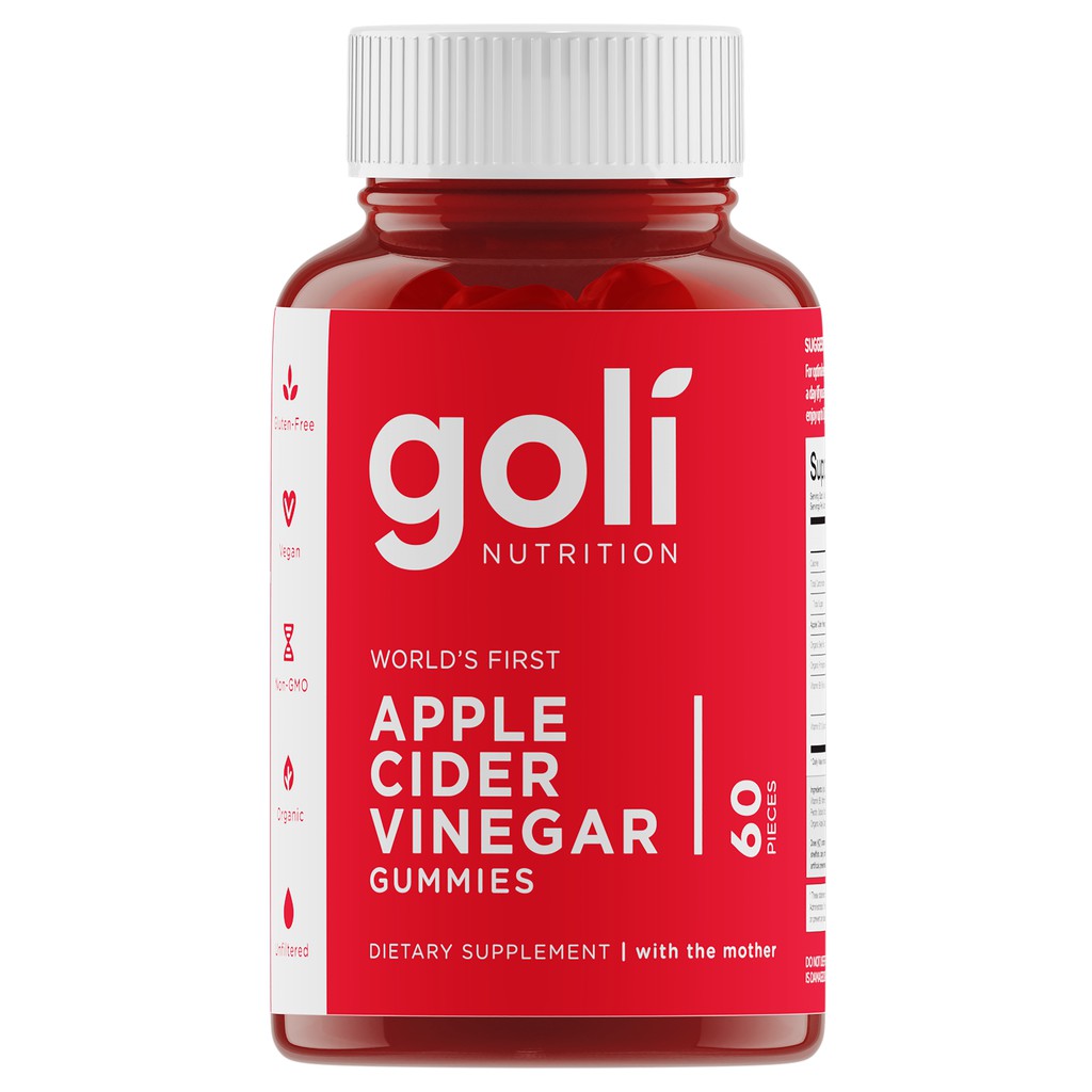 Goli Apple Cider Vinegar Gummies (60 per Box) - nutritionthailand ...