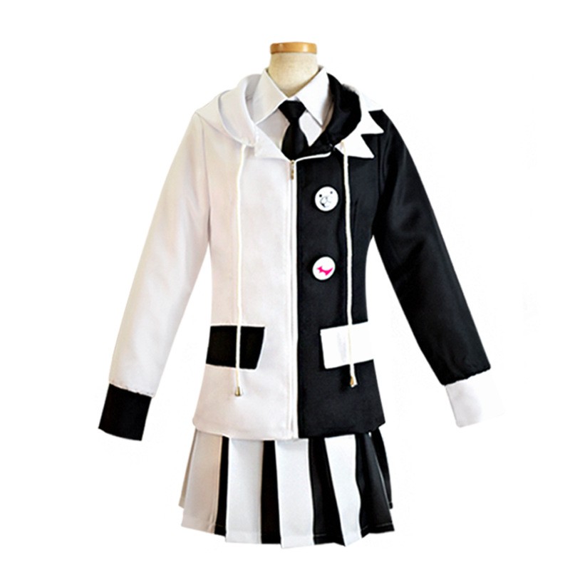 ☢ ☜Danganronpa: Trig Cosplay Outerwear Costume Monokuma Coat Jacket Top ...
