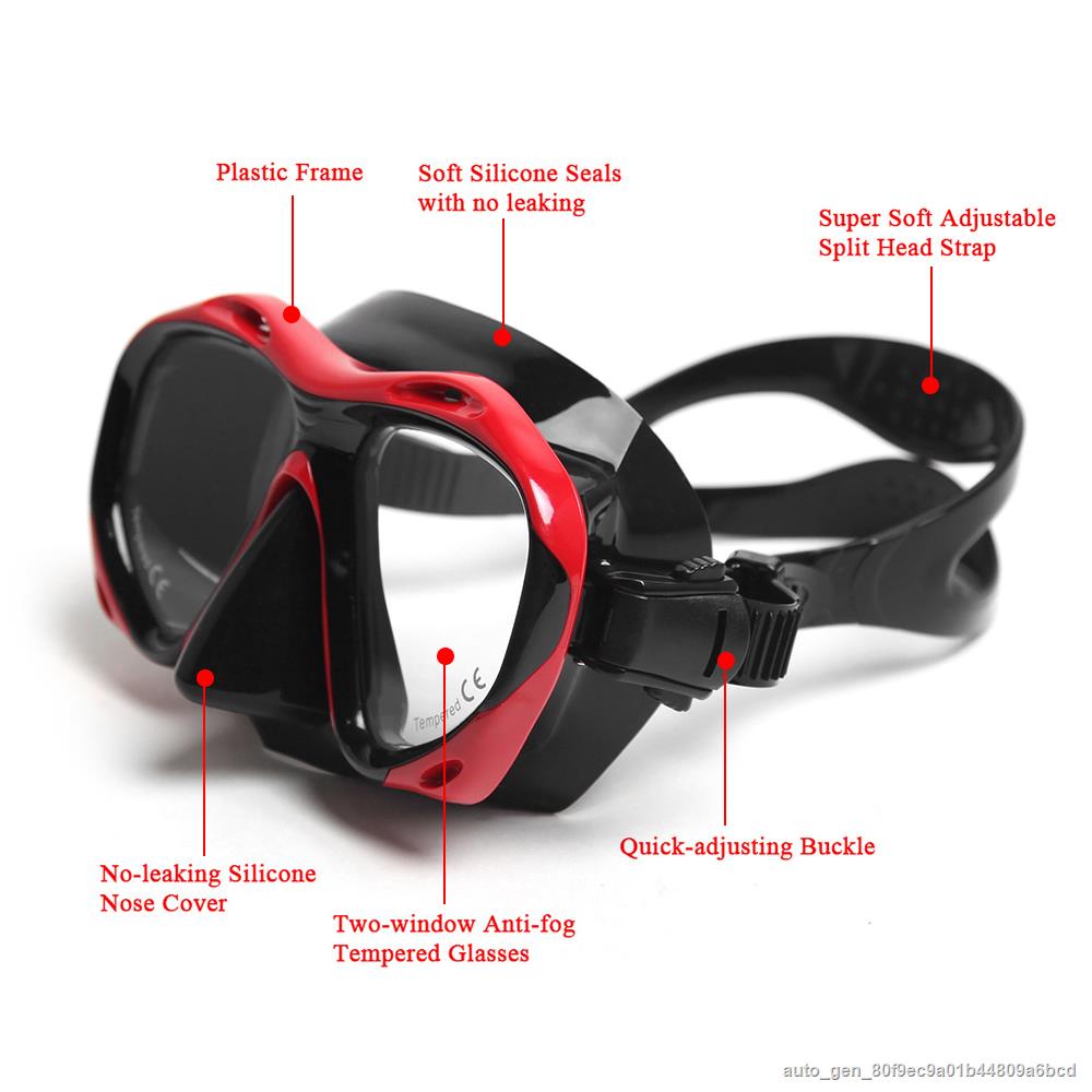 Brand Professional Silicone Gear Scuba Diving Mask Equipment Snorkel ...