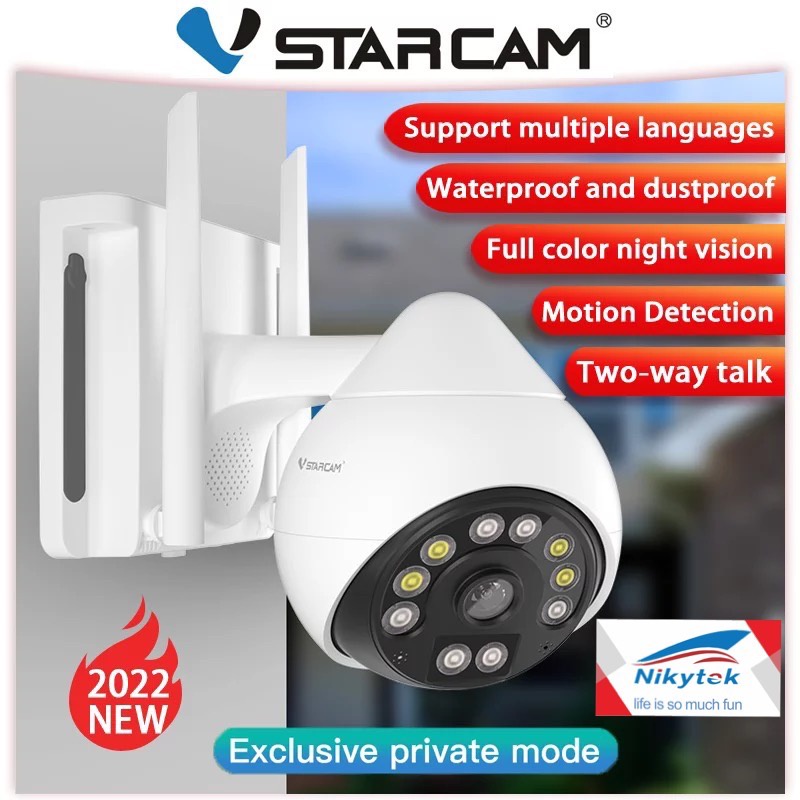 สินค้าใหม่Vstarcam CS69 1296 FHD Bulit-in Microphone Wifi Outdoor IP66 ...