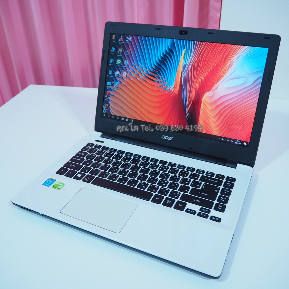 Acer E5-471G สีขาวสวย (การ์ดจอ GeForce 2GB) | Shopee Thailand