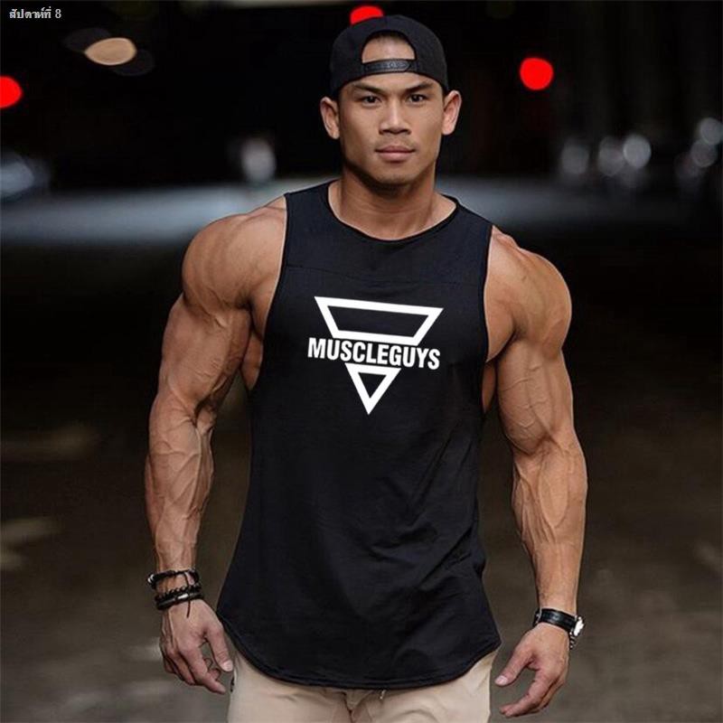 Workout New Fitness Casual Brand Fashion Gym Mesh Men's Tank Top Sports ...
