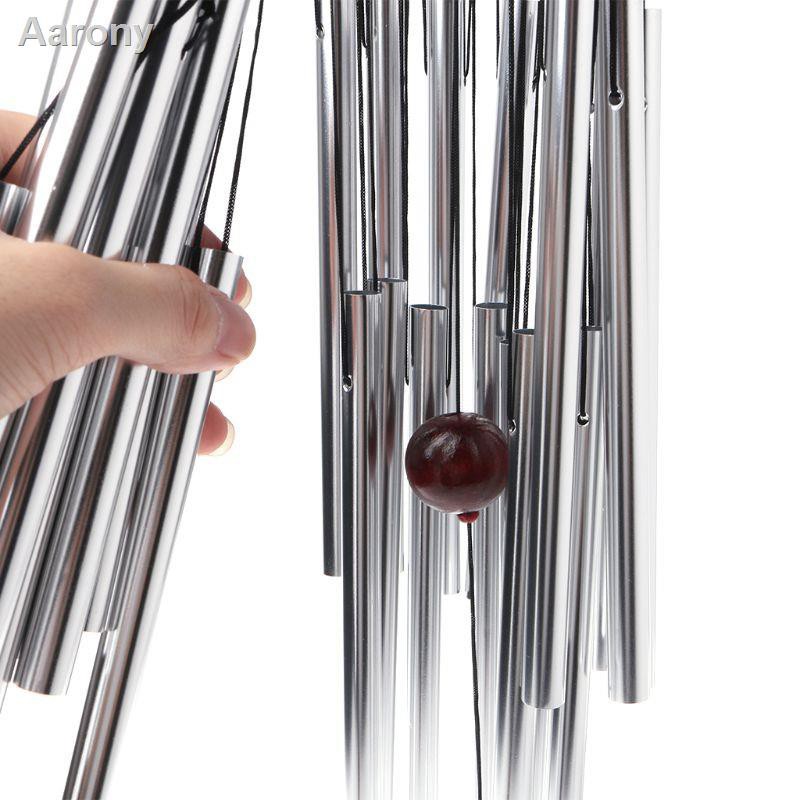 We serve you 24 hours a day℡27 Tubes Tube Silver Church Wind Chimes ...