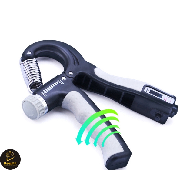 Keepfit Adjustable Heavy Grips Hand Gripper digital display Gym Power ...