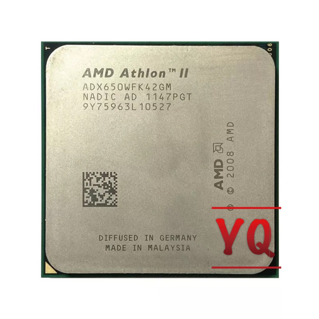 ซีพียู：AMD Athlon II X4 650 3.2 GHz DuadCore CU rocessor ADX650WFK42GM ...