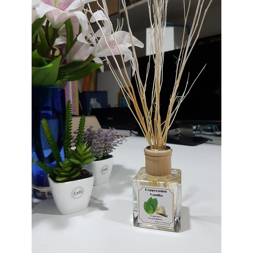 Reed Diffuser ร้านบ้านหอมฟุ้ง น้ำหอมก้านไม้ ก้านไม้หอมปรับอากาศ บ้านหอม ...