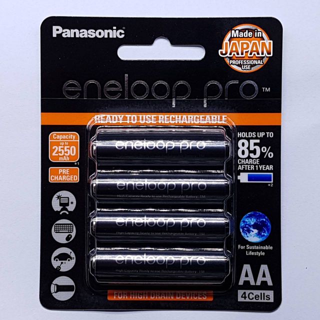 กรุงเทพฯ ด่วน 1 ชั่วโมง Panasonic Eneloop Pro Aa Mah 2550 แพ๊ค 4 ก้อน