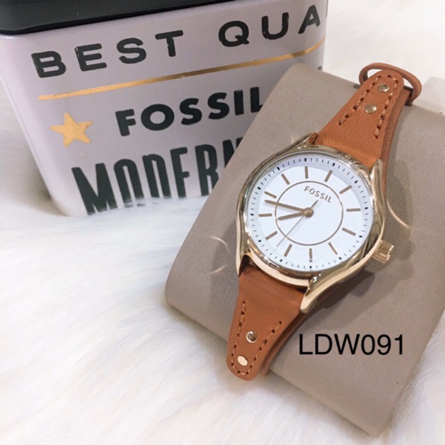 นาฬิกา FOSSIL Blue Leather Men's Watch - kakommz - ThaiPick