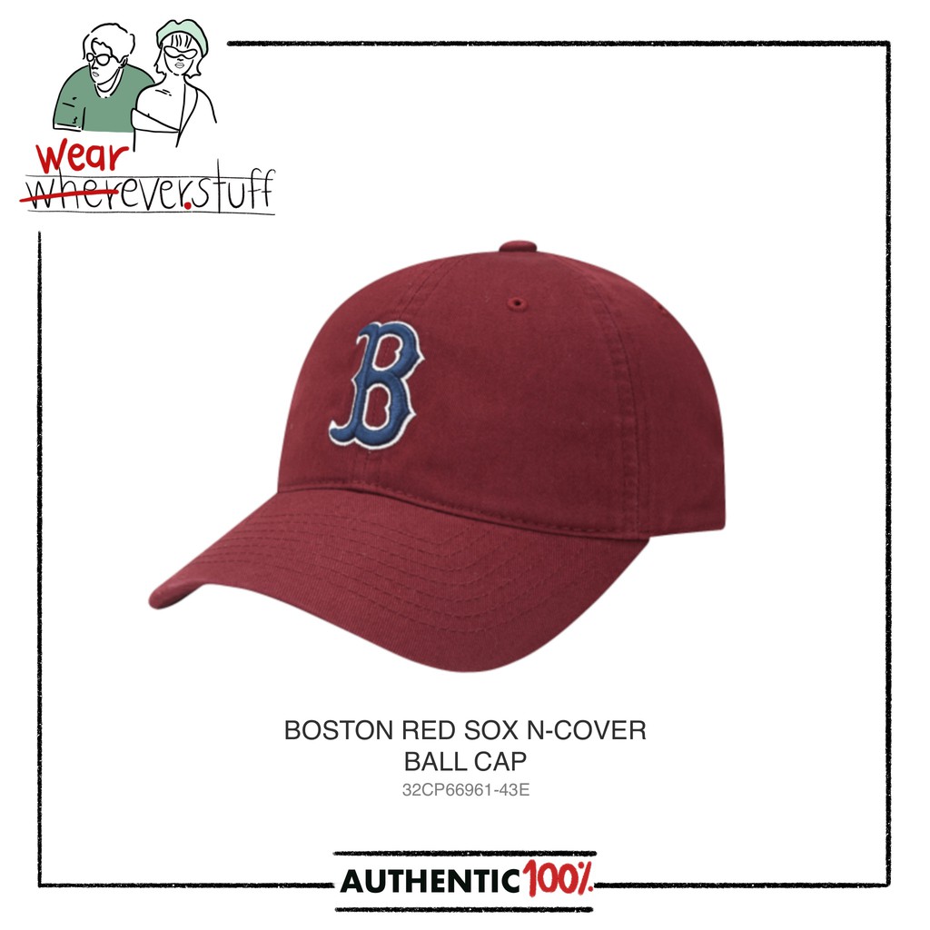 [AUTHENTIC100%] MLB รุ่น BOSTON RED SOX N-COVER BALL CAP - wearever ...