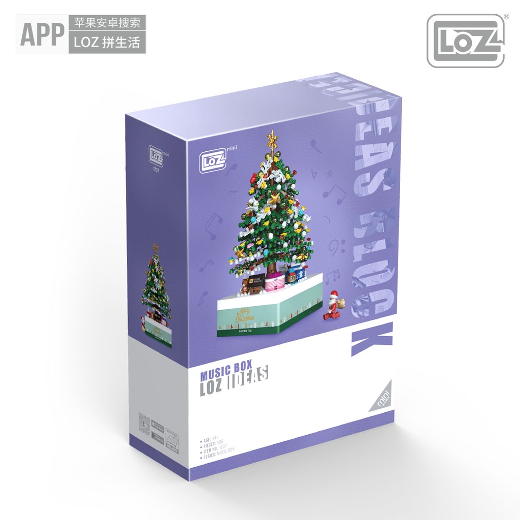 LOZ มินิบล็อก CHRISTMAS TREE MUSIC BOX รหัส 1237 - loztoys_officialshop ...